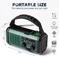 China XSY-330 Emerncy NOAA Weather Radio Hand Crank Solar Survival Reading Lamp with USB Function & AM/FM Bands for sale
