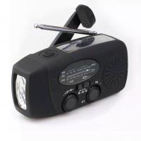 China 2000mAh Solar Crank Emerncy LED Radio Weather Radio With FM AM SW Bands Clock & Alarm Features for sale