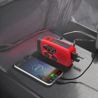 China Portable Stereo AM FM SW Band Emergency Smartphone Charger Radio with Solar Panel for sale