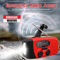 China Wholesale Portable Crank Radio With Rechargeable Battery AM/FM/NOAA Bands USB Flashlight-for Emergency Use for sale