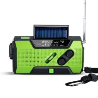China High Capacity 5000mAh Power Bank Portable LED AM/FM/WB Radio Flashlight NOAA Weather SOS Alarm USB  Charging for Emergency Use for sale