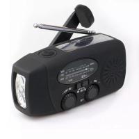 China Wireless Emergency 2000mah Solar Hand Crank Radio With SOS Alarm Wind up Hand Crank Radio for Survival Outdoor for sale