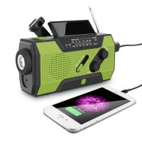 China 5000mAh High Capacity AM/FM/WB Bank Radio SOS Alarm Smartphone Charger for Built-In Speaker Flashlight for sale