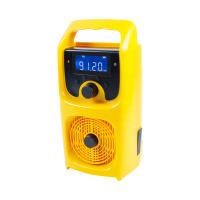 China Multifunctional 2500mAh Dynamo Crank Power Bank AM FM WB Hand Crank Radio with SOS Alarm and Solar Panel for sale