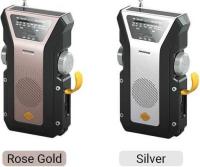 China Portable 4000mAh Solar Charr with AM Band WB FM Radio Rechargeable Battery for Outdoor Camping Wireless TV Speaker for sale