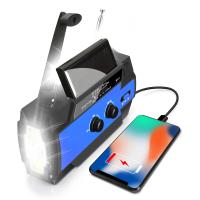 China Wholesales Best Price Emergency Radio 4000mAh Power Bank NOAA Weather Radio with 4 Ways to Keep Power & SOS Alarm for sale