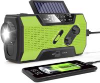 China Multifunctional Survival Rescue AM FM NOAA Weather Alert Radio with Reading Lamp & USB Type-C Charger for sale