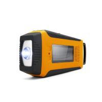 China Factory Direct Portable AM/FM/NOAA Weather Alert Radio Hand Crank DAB Radio with LED Display for Camping for sale