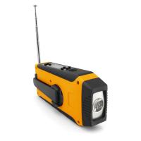 China Factory Direct Portable AM/FM/NOAA Weather Alert Radio Hand Crank DAB Radio with LED Display for Camping for sale