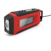 China Rechargeable Mini AM/FM/NOAA Weather Band Radio with Smartphone Charger for Camping for sale