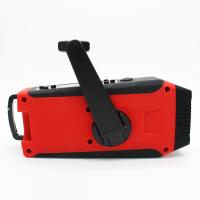 China Rechargeable Mini AM/FM/NOAA Weather Band Radio with Smartphone Charger for Camping for sale