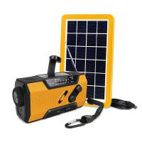 China Factory Solar Rechargeable Emergency Weather Band Radio Crank Outdoor Dynamo Radio Am Fm for sale