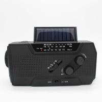 China Factory Solar Rechargeable Emergency Weather Band Radio Crank Outdoor Dynamo Radio Am Fm for sale