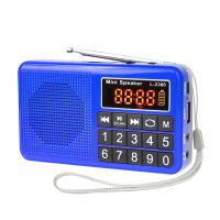 China TF Card USB Long Range Portable Radio 3.7V 300MAh Rechargeable Radio Am Fm Portable for sale