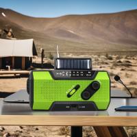 China Best Price Portable Power Bank USB Charger Solar SOS Alarm Radio with AM & FM Bands NOAA Weather for sale