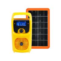 China Hot Selling Portable Hand Crank Power Bank LED Flashlight Dynamo MP3 Radio USB FM/AM Weather Radio Display Screen Solar Charr for sale