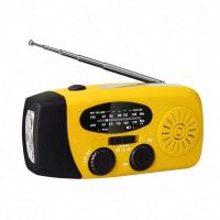 China 2000mah Power Bank Super Bright Torch Hand Crank Weather Solar Radio LED  with Mobile Charger for sale