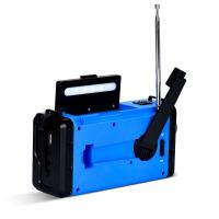 China 10000mah Plastic Emergency Solar Hand Crank Dynamo Portable Battery Radio Torch AM/FM SW Weather SOS Alarm USB Socket Flashlight for sale