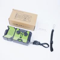 China Newest Portable 2000mAh Power Bank Solar Crank AM/FM/NOAA Emergency 3 in 1 Portable Radio Flashlight Solar Radio  Reading for sale