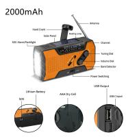 China OEM Odm Outdoor Solar Hand-crank Emergency Noaa Weather Noodradio with Ipx 3 Waterproof & Flashlight for Camping Hiking for sale
