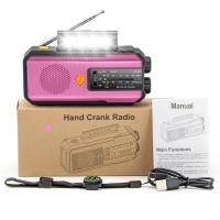 China Factory Outdoor Emergency Radio Survival Kit Solar Radio With Hand Crank Dynamo Flashlight AM FM NOAA Weather NoodRadio for sale