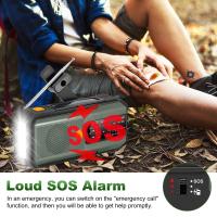 China Multi-function AM/FM NOAA Weather Emergency Portable Radio with Flashlight Power Bank Built-in Speaker for Camping & Hiking for sale