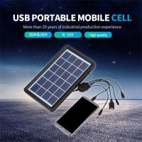 China Portable Solar Panel Power Bank with USB Charging Functions for sale