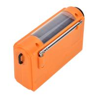 China Emergency Portable AM FM Radio with LCD Display Solar Dynamo Crank and Built-In Lithium Battery Dual-Band Weather Speaker Radio for sale