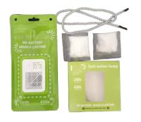 China Outdoor Emergency Salt Water Lamp with LED 50 Lumens Green Color 400 Hours Endurance Customized Packing Box for sale