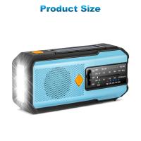 China AM/FM NOAA Internet Radio Multi-function Power Station Pocket Emergency Hand Crank Weather Radio SOS Alarm LED Flashlight for sale
