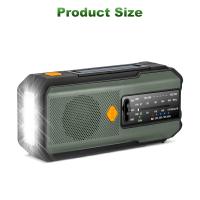 China Emergency AM FM NOAA Weather Alert Radio with SOS Alarm & Smartphone Charger for Camping for sale