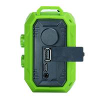 China 7400mWh/2000mAh Portable Solar Crank Emergency AM/FM Radio Flashlight Built-In Speaker Alternator Power Bank for Phone Charging for sale