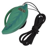 China Factory Wholesale Style Leaf Shaped Ear Mounted AM/FM Receiver Radio Polymer Lithium Battery Green Portable Rechargeable Radio for sale