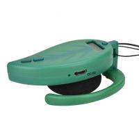China Factory Wholesale Style Leaf Shaped Ear Mounted AM/FM Receiver Radio Polymer Lithium Battery Green Portable Rechargeable Radio for sale