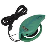 China Factory Wholesale Style Leaf Shaped Ear Mounted AM/FM Receiver Radio Polymer Lithium Battery Green Portable Rechargeable Radio for sale