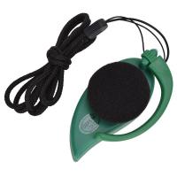 China Factory Wholesale Style Leaf Shaped Ear Mounted AM/FM Receiver Radio Polymer Lithium Battery Green Portable Rechargeable Radio for sale