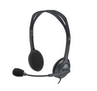 China Logitech H111 H110 MTI-Waterproof Stereo Headphones 3.5mm Jack Plug Noise Cancelling Gaming LED Single Double Plug Options for sale