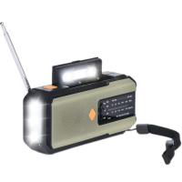 China Emergency Disaster Prevention 2000mAh Power Bank Radio 6LED Flashlight Reading Lamp SOS Alarm Built-In Speaker for Outdoor Use for sale