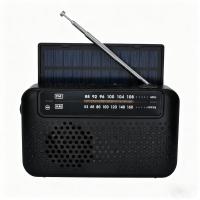 China 1200mAh Portable Radio Power Bank with for Bluetooth Function Big Solar Panel and Wireless Speaker for Outdoor Adventures for sale