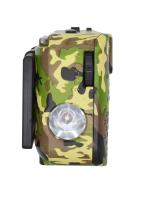 China 1200mAh Portable Radio Power Bank with for Bluetooth Function Big Solar Panel and Wireless Speaker for Outdoor Adventures for sale