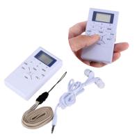 China Portable Mini FM Stereo Digital Radio with LCD Display for Hiking Running Jogging Includes Headphones for sale