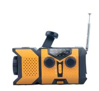 China Portable USB Power 5V Emergency AM/FM Radio LED Flashlight 2000mAh Phone Charger Home Weather NOAA Radio Durable Build for sale