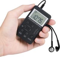 China Personal AM/FM Pocket Radio Portable Mini Digital Tuning Rechargeable Battery Earphone Lock Screen Walk/Jogging/Gym/Camping for sale