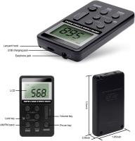 China Personal AM/FM Pocket Radio Portable Mini Digital Tuning Rechargeable Battery Earphone Lock Screen Walk/Jogging/Gym/Camping for sale