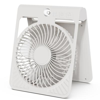China Solar USB Charging Portable Mini Camping Fan with Built-in Battery and 4-Speed for Desktop & Outdoor Use for sale