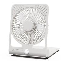 China Solar USB Charging Portable Mini Camping Fan with Built-in Battery and 4-Speed for Desktop & Outdoor Use for sale