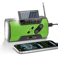 China NEW SOS ALARM Solar-Powered Outdoor Multi-Function Emergency NOODRadio AM/FM NOAA Digital Tuning Flashlight Camping Reading Lamp for sale