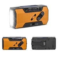 China Emergency Weather Radio SOS Solar Power Hand-cranked USB Interface Built-in Speaker 2000mAh Battery for Outdoor for sale