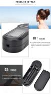 China High Sensitive Small Mini Portable 64-108Mhz FM Band Digital Display AC/USB Powered Alarm Clock Radio with Headphone Plastic for sale