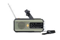 China Multifunction SOS Alarm Flashlight Noodradio FM AM Portable Emergency 10000mAh Charger Power Bank Hand Crank Solar Plastic Radio for sale